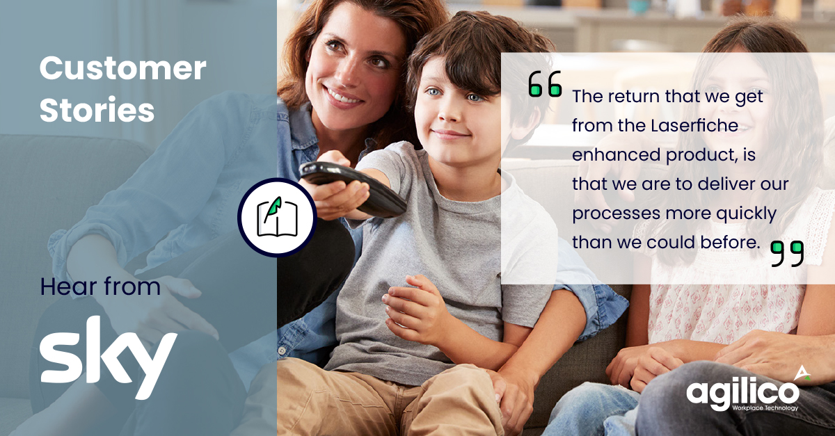 Sky | Laserfiche ECM case study | Agilico